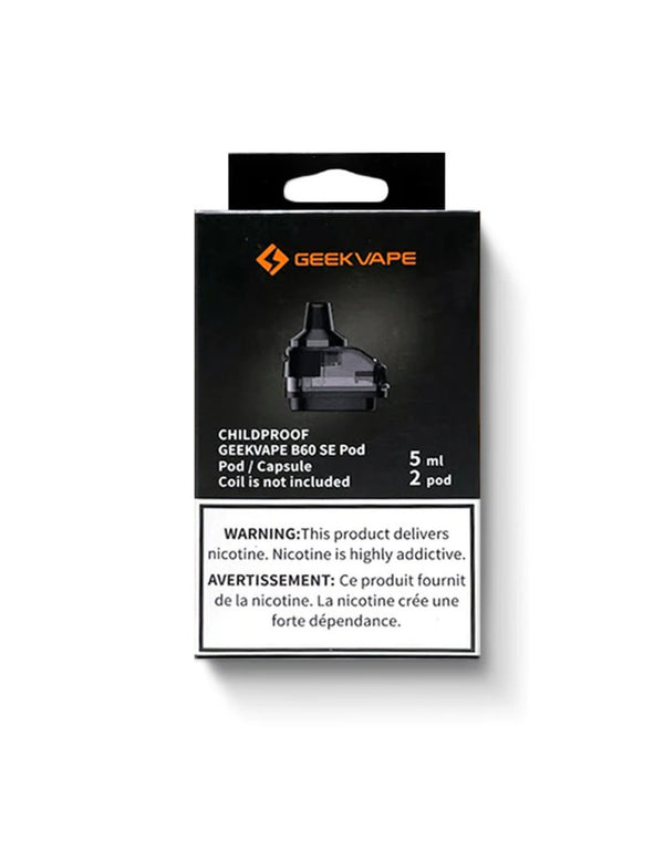 Geekvape B60 (Aegis Boost 2) Empty Pod Cartridge 5ml (2pcs/pack) Canada ...